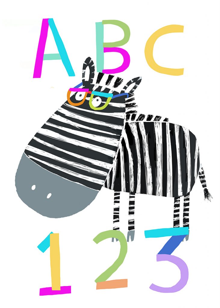 Zebra Alphabet | PI Creative Art, online art, art online, art gallery ...